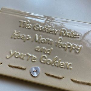 Accents | The Golden Rule Ceramic Plaque Wall Decor | Poshmark
